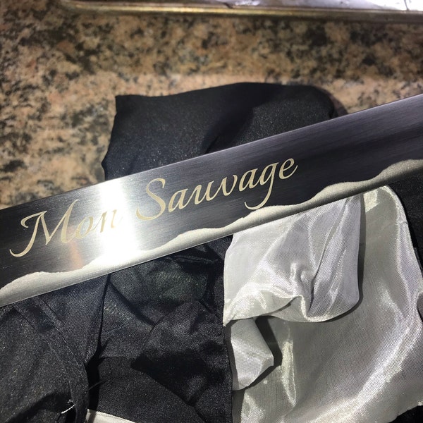 Monogram Sword, Custom Sword, Personalized Sword, Engraved Sword ...
