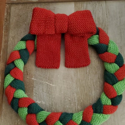Christmas Wreath Circular Knitting Machine Pattern for Addi or Sentro ...