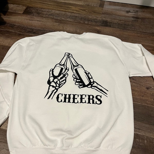 Skeleton Cheers SVG | Toast SVG | Salud SVG | Beer T-shirt Decal ...