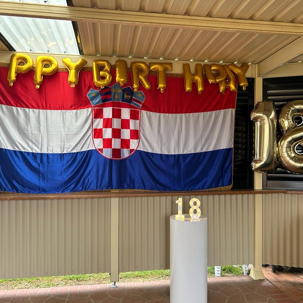 Croatian Flag With the Old Grb, 3 Sizes - Etsy