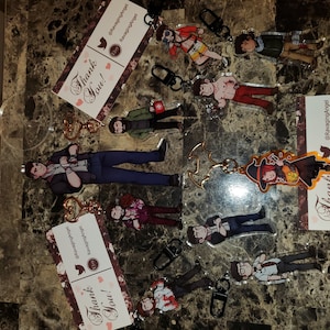 Catboy Glass Joe & Great Tiger Punch-out Acrylic Charms - Etsy