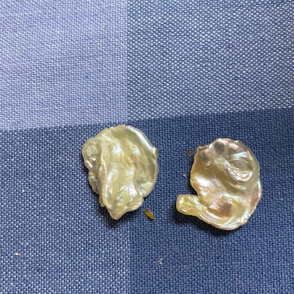 12-13mm Freshwater Pearls, Undrilled Pearls, Natural Pearls, No Hole ...