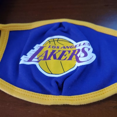 Lakers Face Mask 100% Cotton, Reusable, Washable, Breathable, Los ...