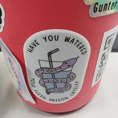 It Has Pockets Cute Reaper Girl Sticker - Etsy