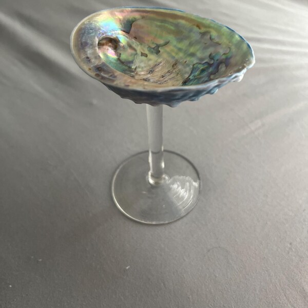 Seashell Wine Glasses, Shell Martini Glasses, Wedding Bridesmaid Gift ...