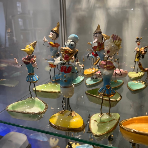 Vintage 1960s Mccoy Pottery Cascade Line Iridescent Purple Luster ...