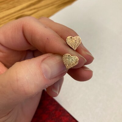 Exact Fingerprint Necklace, Handwriting Necklace, Engraved Necklace ...