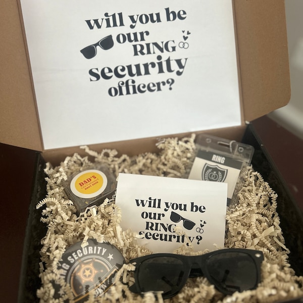 Ring Bearer Proposal Gift Box Set, Personalized Ring Bearer Gift Ideas ...