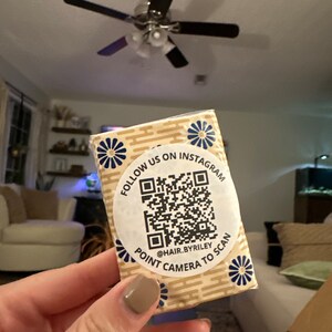 100 Stickers, QR Code Stickers, Small Business Stickers, 2inch Diameter ...
