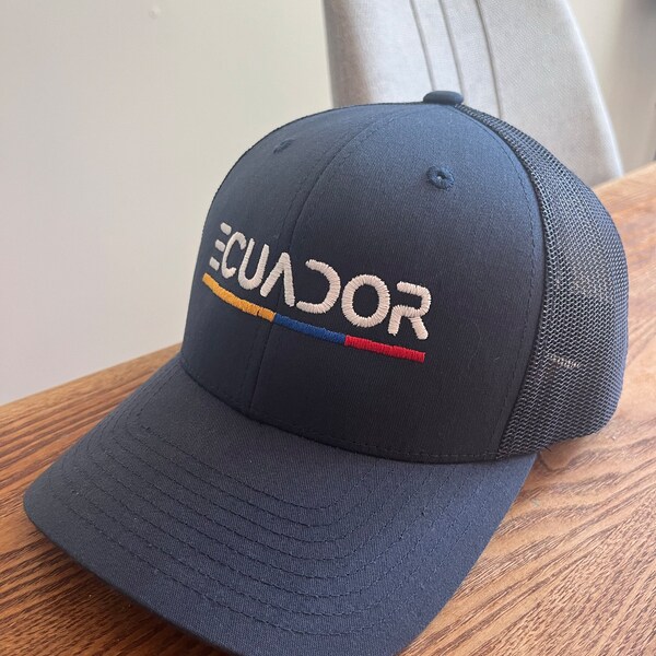 Ecuador National Flag Retro ECU Soccer Baseball Cap Dad Hat - Etsy