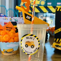 Construction Birthday Stickers, Loads of Fun Stickers, Construction ...