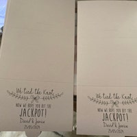 Wedding Favour Idea. Scratch Card Holder. Lottery Ticket Wallet ...