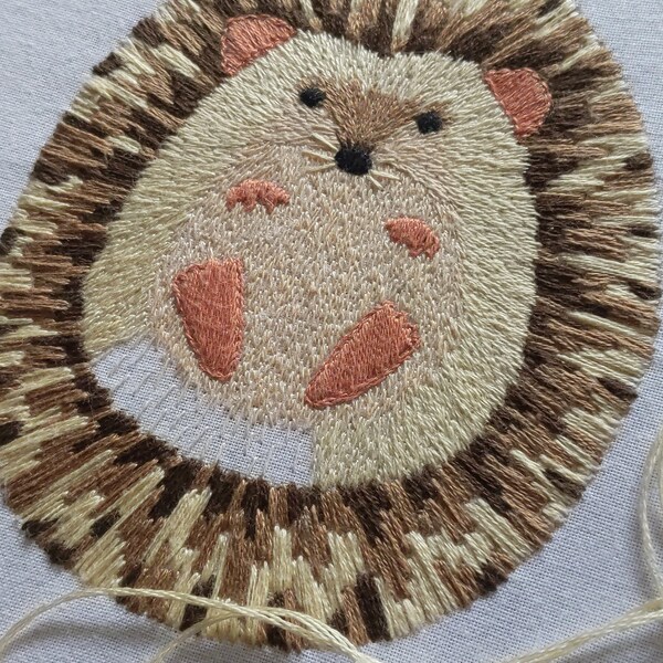 Hedgehog - Embroidery Kit - Etsy