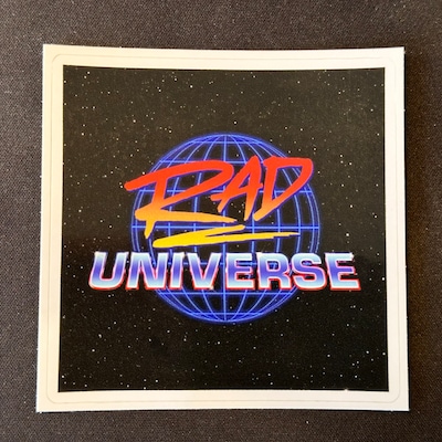 Palm Oasis Poolside Paradise Retrowave Sticker, Rad 80s 90s, Vaporwave ...