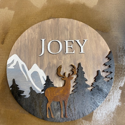 Baby Name Sign SVG Bundle. Laser Cut File for Glowforge, Set Nursery ...