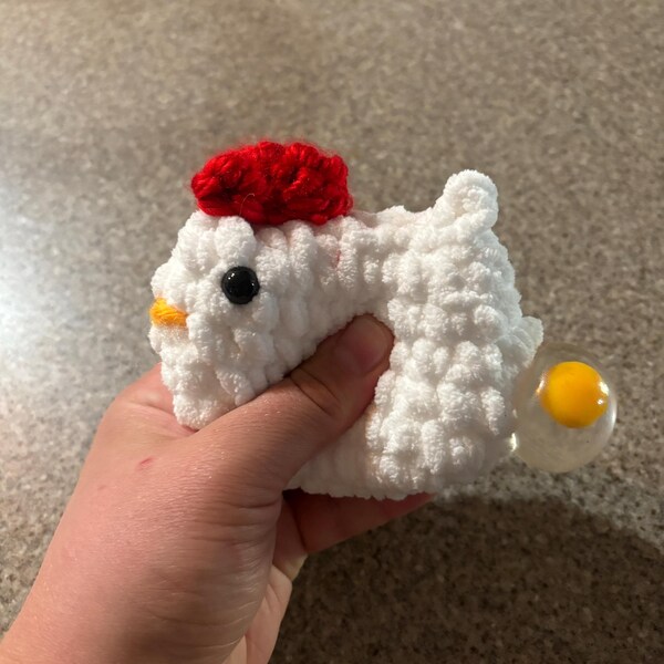Crochet Squeezy Chicken Pattern - Etsy