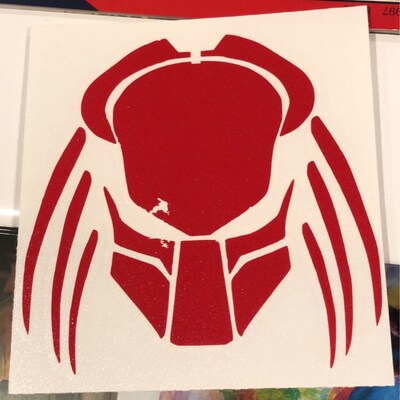 Predator Helmet Vinyl Decal - Etsy