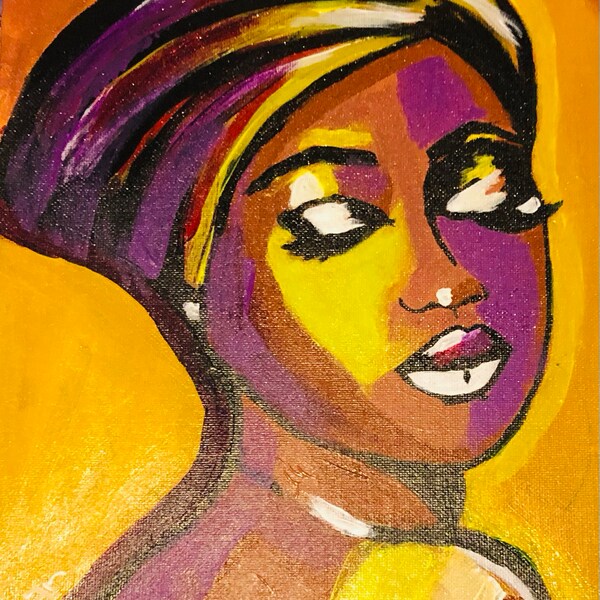 LAYLA Painting Tutorial for Adults Traceable How to Paint a Lady With a ...