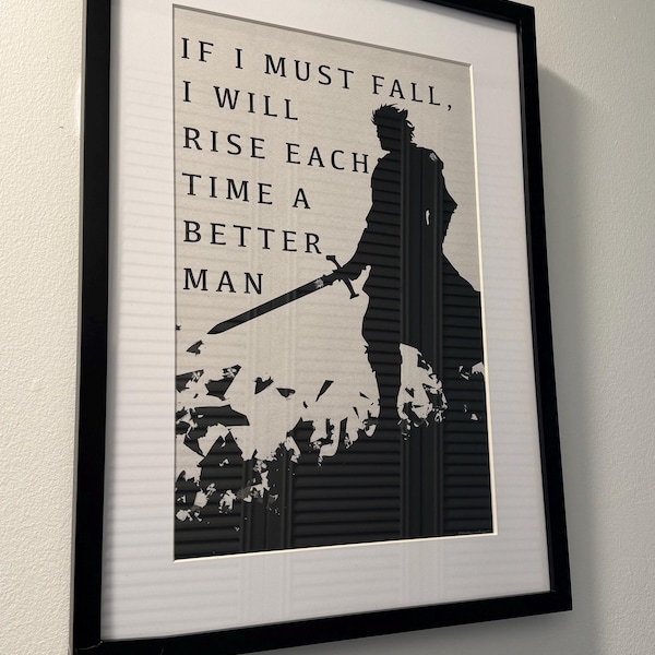 Dalinar Kholin Quote Poster: Stormlight Archives Wall Art (digital ...