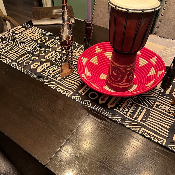 African Print Wrapping Paper| Ethnic Mud Cloth Wrapping Paper| African ...