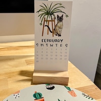 Saguaro Cactus Menorah Card Modern Hanukkah Handpainted Watercolor ...