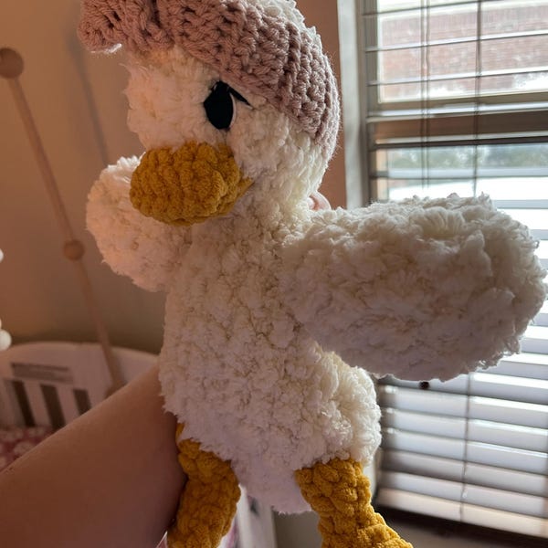 Baby Della Duck | Crochet Duck | Crochet Snuggler | Duck Snuggler ...
