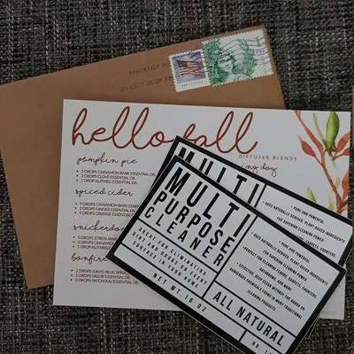 Glass Cleaner Label - Etsy