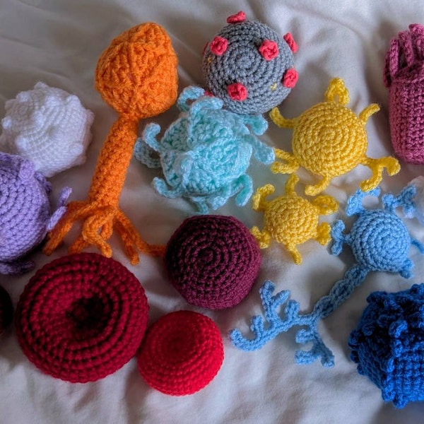 Blood Cells Bundle - 3x Crochet Patterns - Etsy