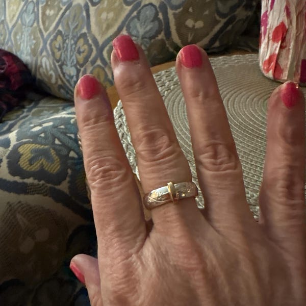 Leaves on the Ridge Ring ©-outlander Inspired Band With Leaves and ...