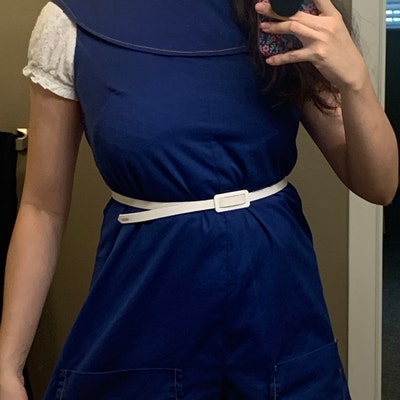 Vintage NWT French Swimsuit SNS Arena Navy Blue White Cut Out Back ...