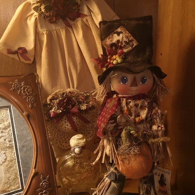 Primitive Bunny Rabbit-folk Art Bunny-irish Bunny-plush Bunny-vintage ...