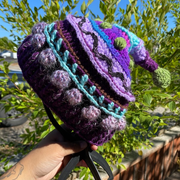 Pattern: Sprout Beanie / Pixie Pointed Beanie With Leaves - Etsy