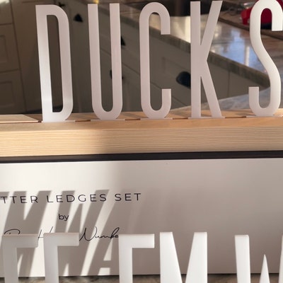 Letter Ledges Set Changeable Letter Board 24 Statement Shelves 189 ...