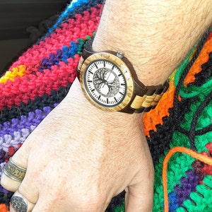 Engraved Thor's Hammer Mjolnir Wooden Watch One of A Kind - Etsy