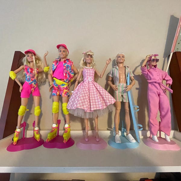 Stands by Willow - Colorful Doll Stands Inspired by Barbie - Etsy