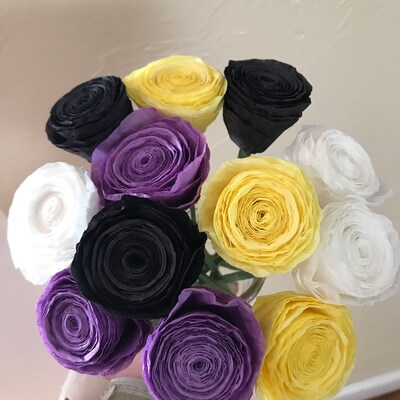 Mini Trans Pride Roses Small Trans Pride Flowers Transgender - Etsy