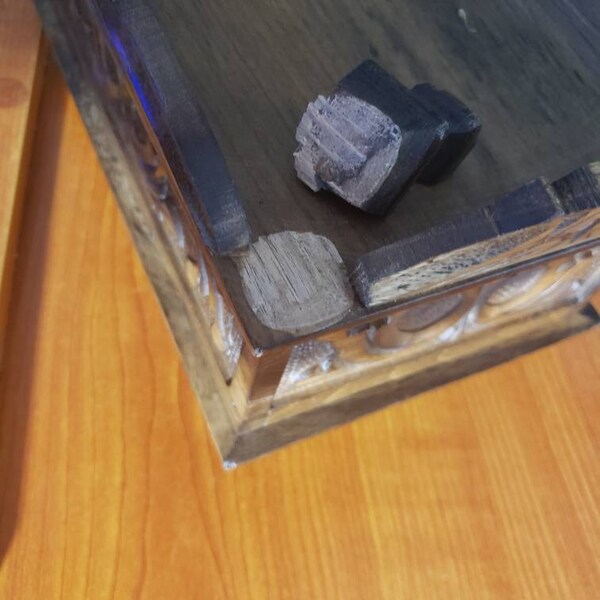 Personalized Wooden Treasure Chest, Secret Lock Wooden Box, Handmade ...