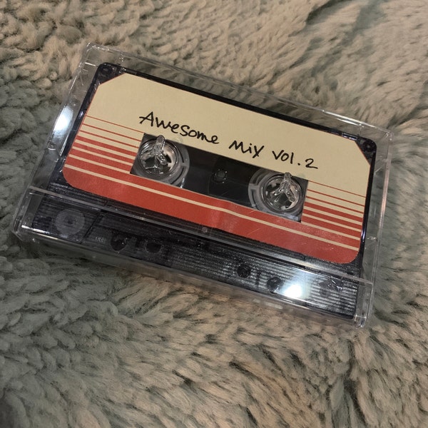Awesome Mix Vol. 2 Cassette Prop Replica - Etsy
