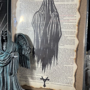 Vintage Bible Gothic Art Pages it Comes in Waves this Sadness Will Last ...