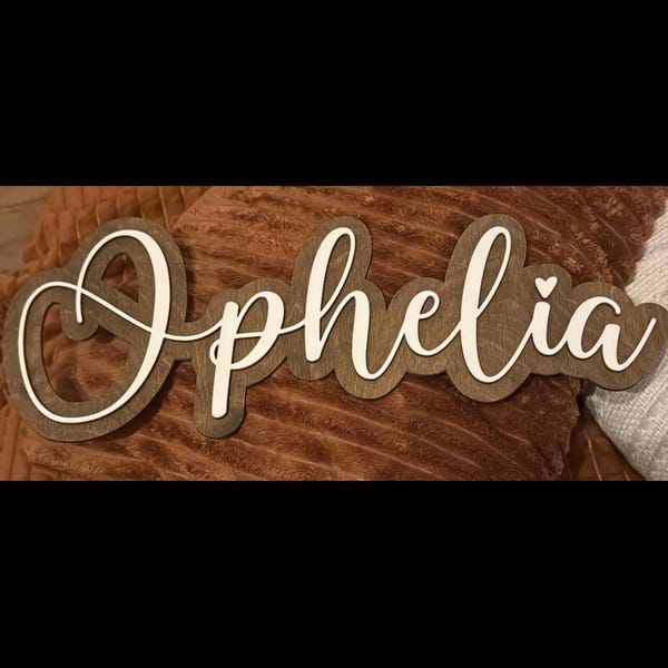 Personalized Wooden Letters in Minecraft Style, Wall Name Sign ...