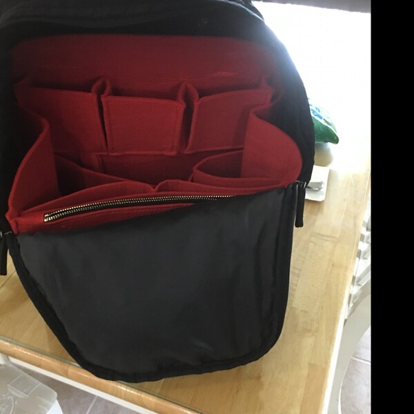 Customizable Backpack Organizer Felt Insert (rounded Top With Handle ...