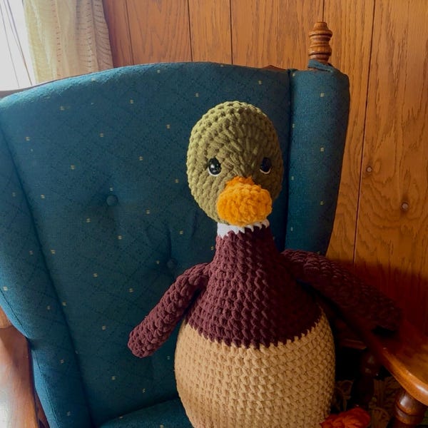 Penny the Porch Goose Crochet Pattern | NO SEW Crochet Pattern | Big ...