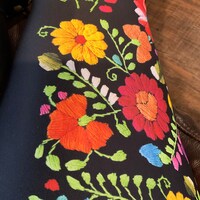 Maya Fit and Flair Mexican Embroidery Print Dress by Paulina - Etsy Canada