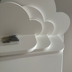 Cloud Bookcase, Children Bookcase, Cloud Book Caddy for Kids, Book ...