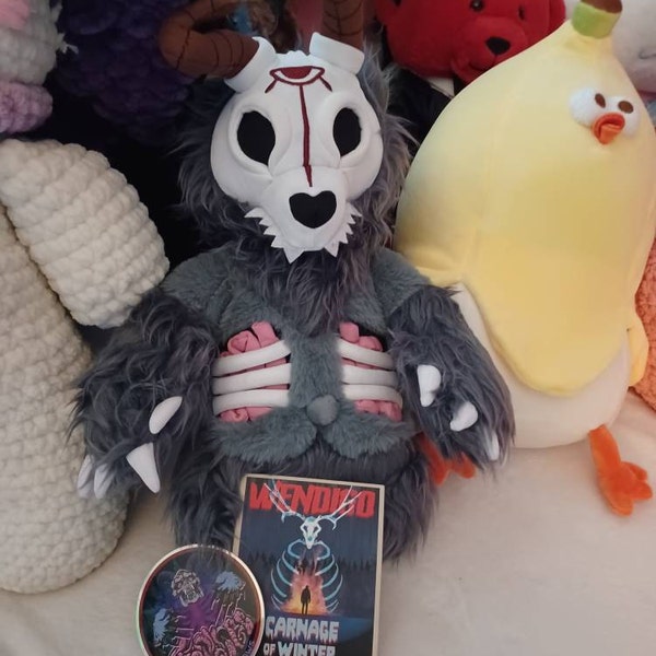 WENDIGO Cryptid Plushie Strange Fellows - Etsy