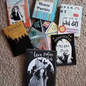 Zine and Sticker Bundle for Fantasy and Werewolf and Fanfic Readers - Etsy