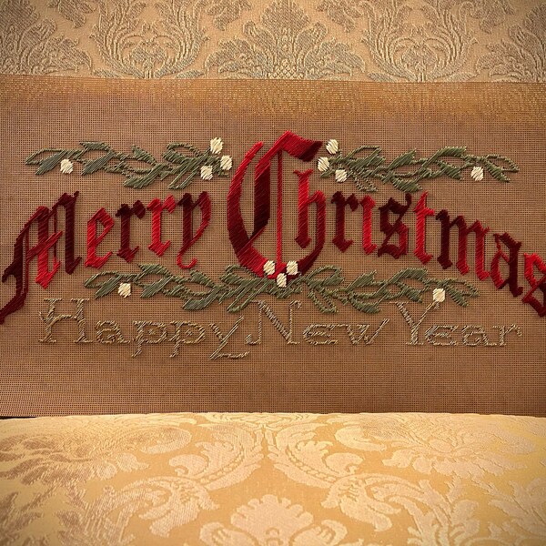 Completed Victorian Motto Sampler - Etsy