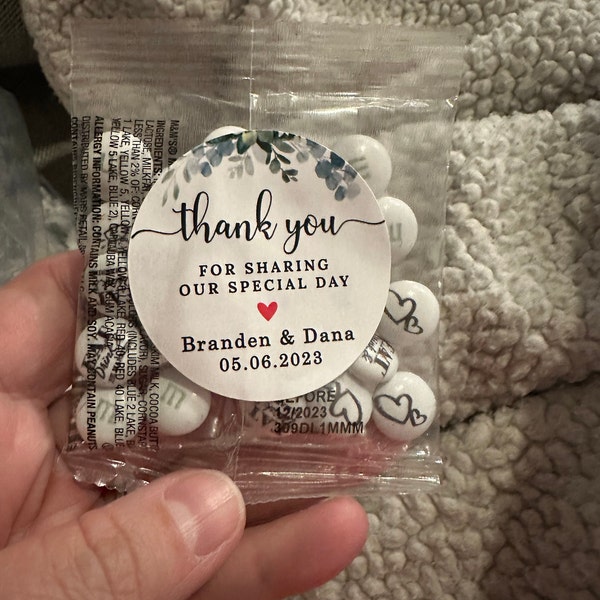 Wedding Sticker, Thank You Wedding Sticker, Thank You for Celebrating ...