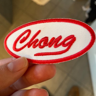 Chong From Cheech and Chong Name Badge Embroidered Iron on Patch - Etsy