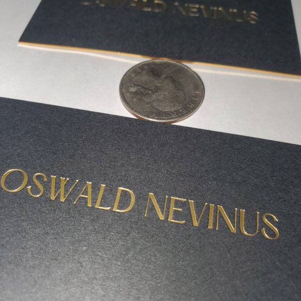 100 Luxury Gold Foil Business Cards Design and Print, QR Calling Cards ...